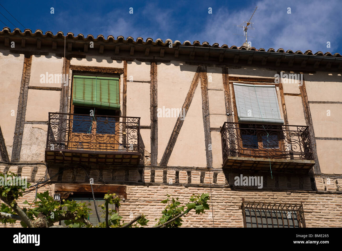 Detail of a house in Toledo, Spain Stock Photo - Alamy