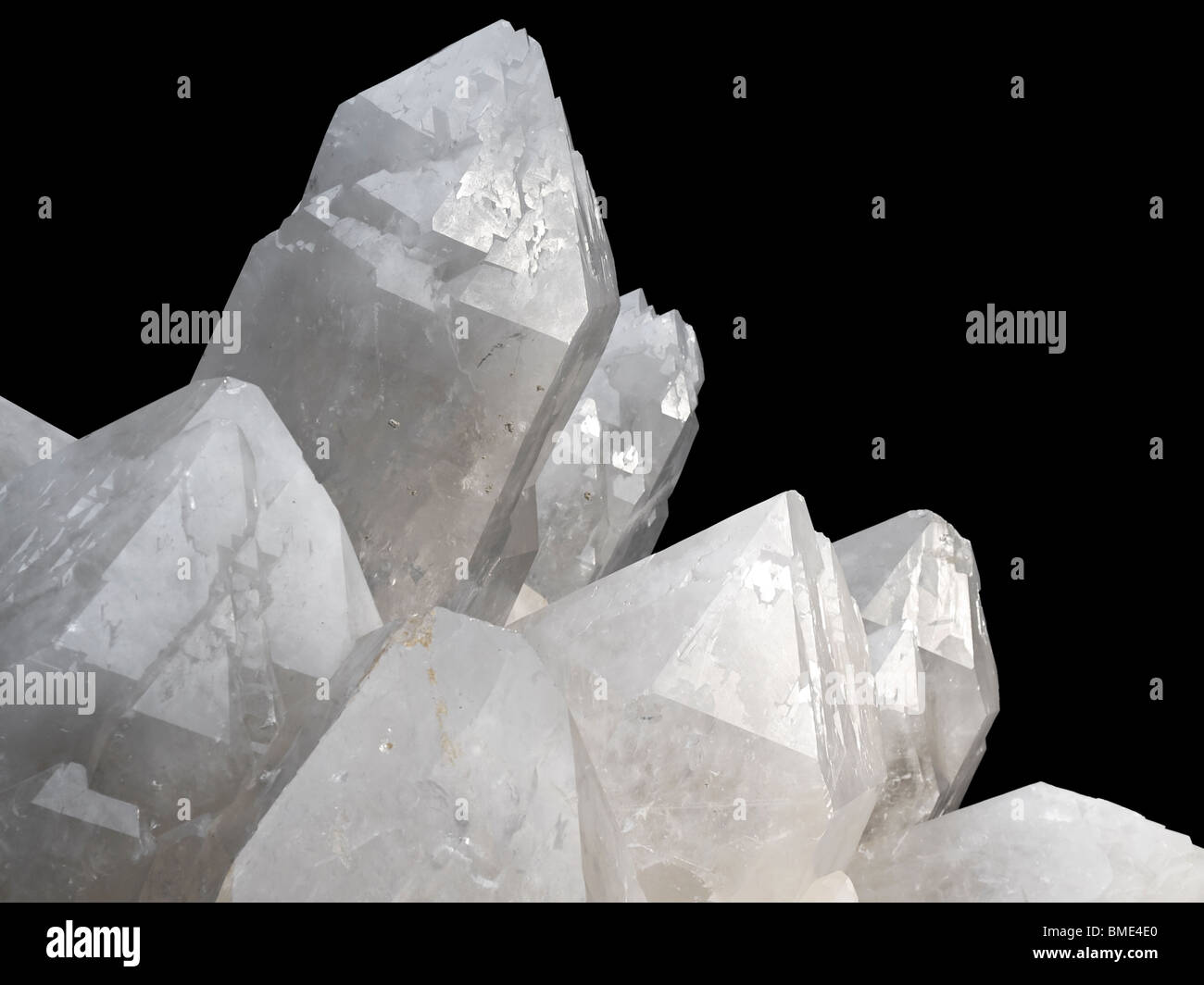 Close up on a quartz rock Stock Photo - Alamy
