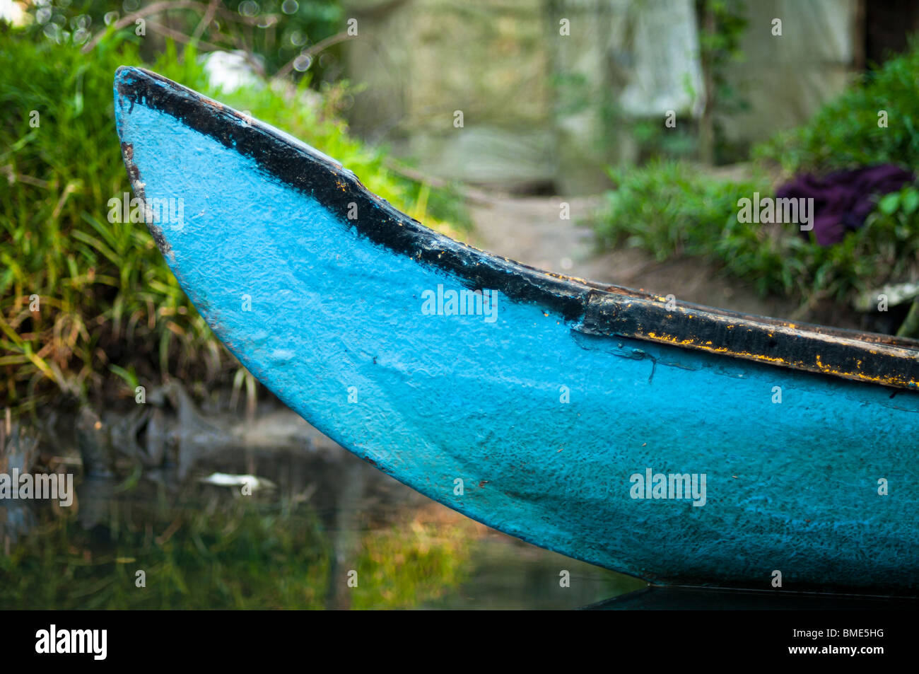 Blue canoe hi-res stock photography and images - Alamy