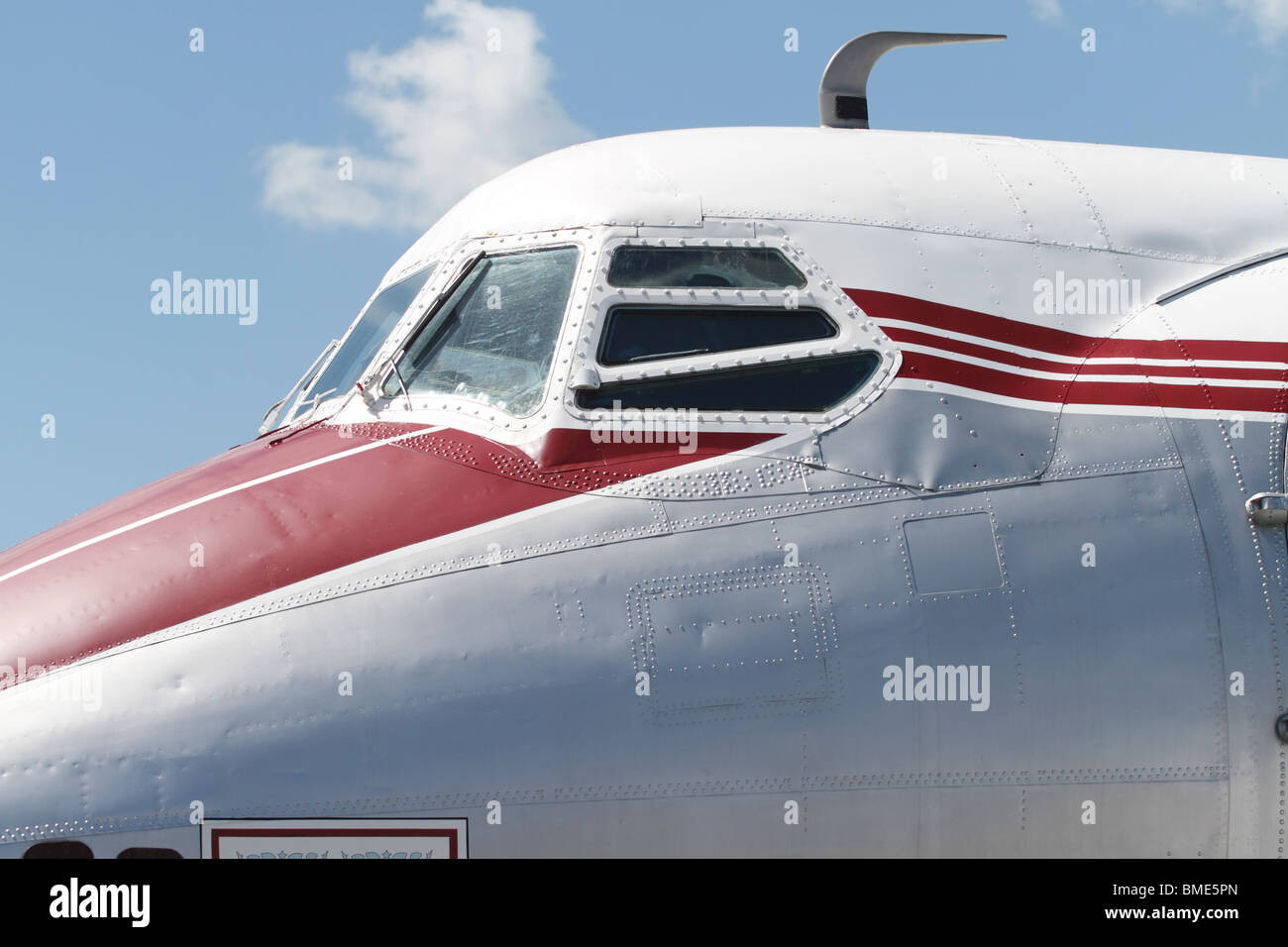 Cockpit of Vickers Viscount 701 Duxford Aero Museum - part of the ...