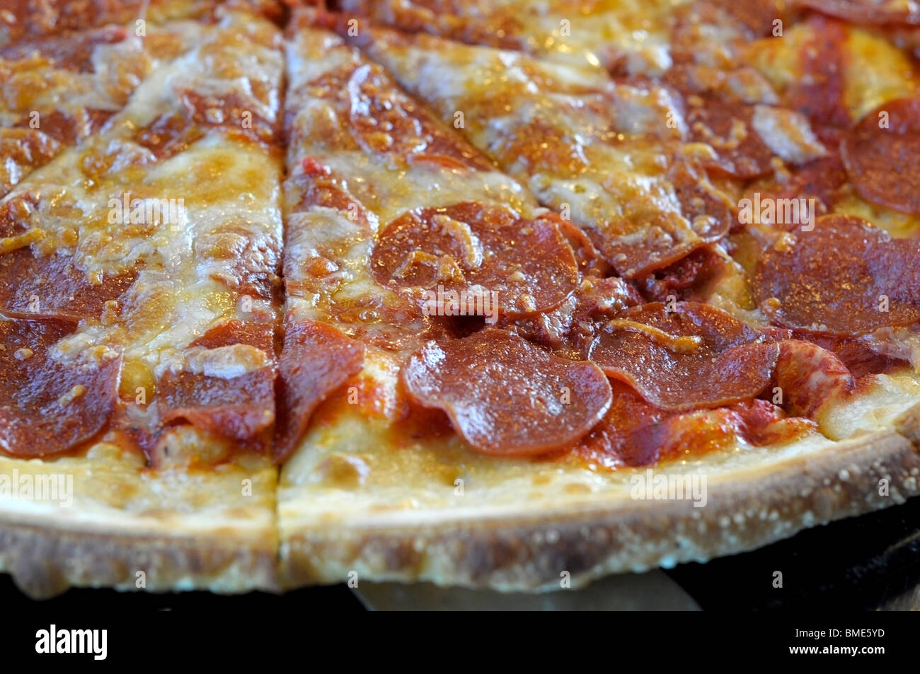 Pepperoni slices hi-res stock photography and images - Alamy