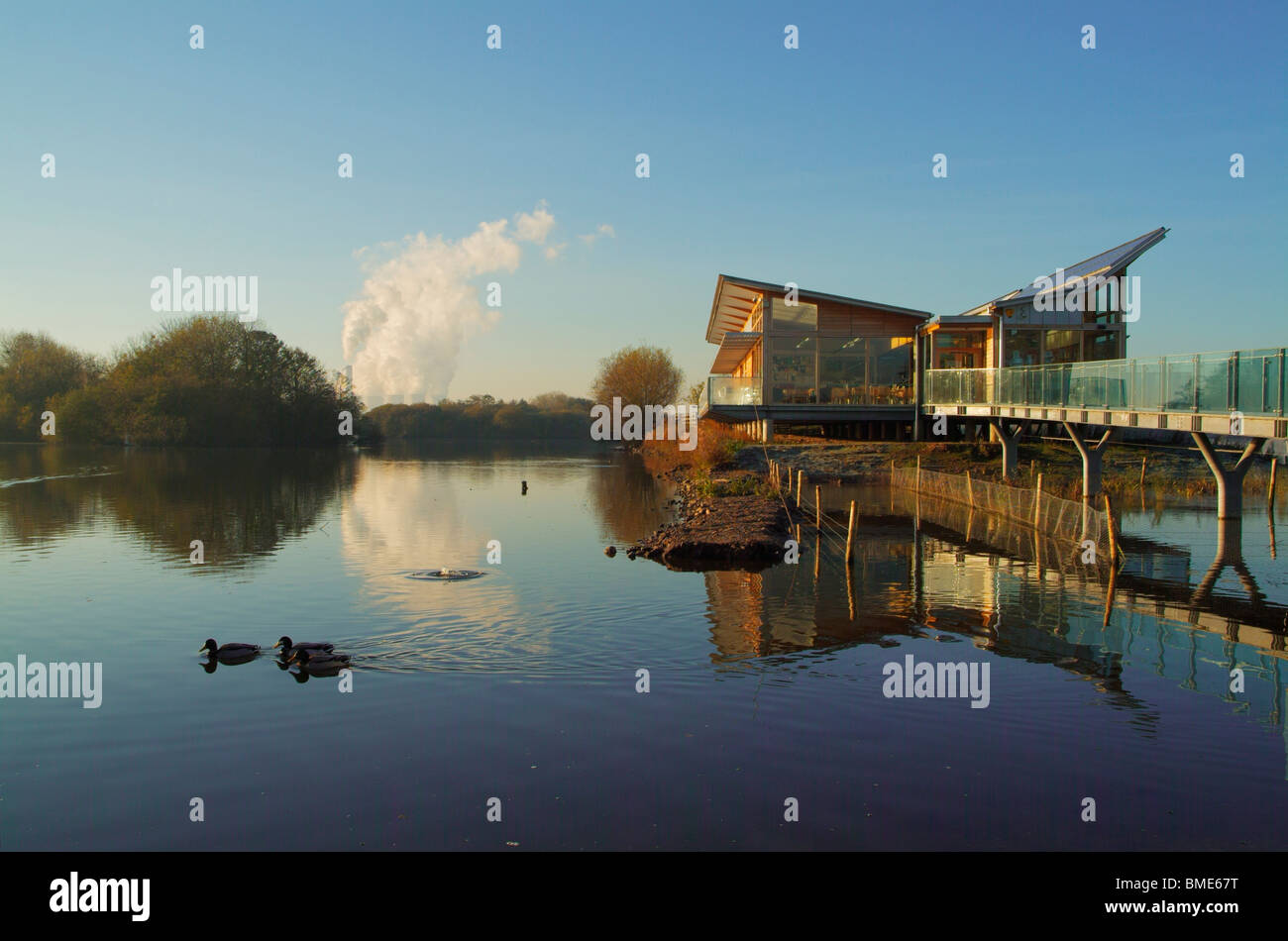 Attenborough Nature centre reclaimed gravel pit Nottingham England UK ...