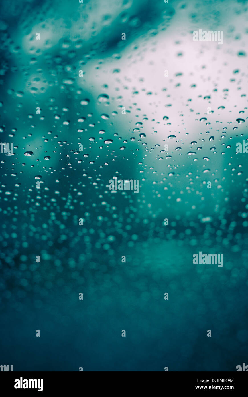 Rain drops on window Stock Photo - Alamy