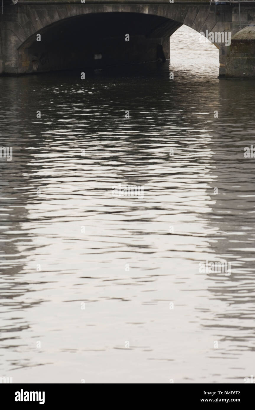 Bridge on the Spree river Berlin city Germany Stock Photo - Alamy