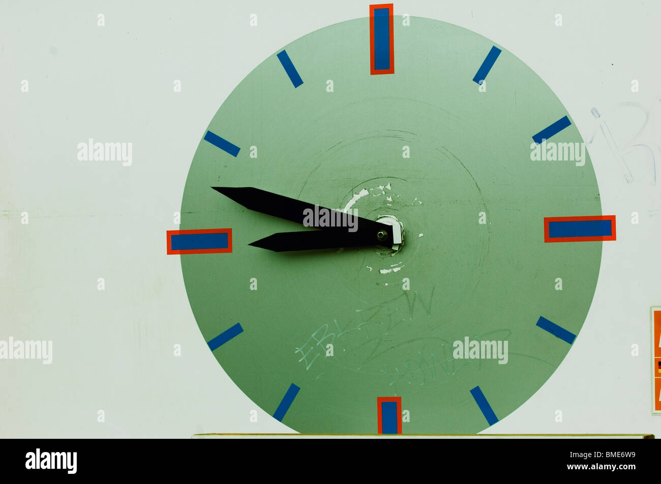 Street clock in Berlin Mitte Germany Stock Photo - Alamy