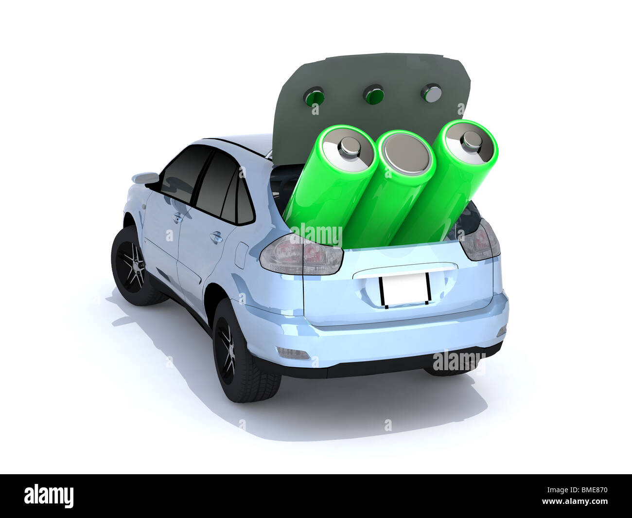 electric vehicle - green power Stock Photo - Alamy