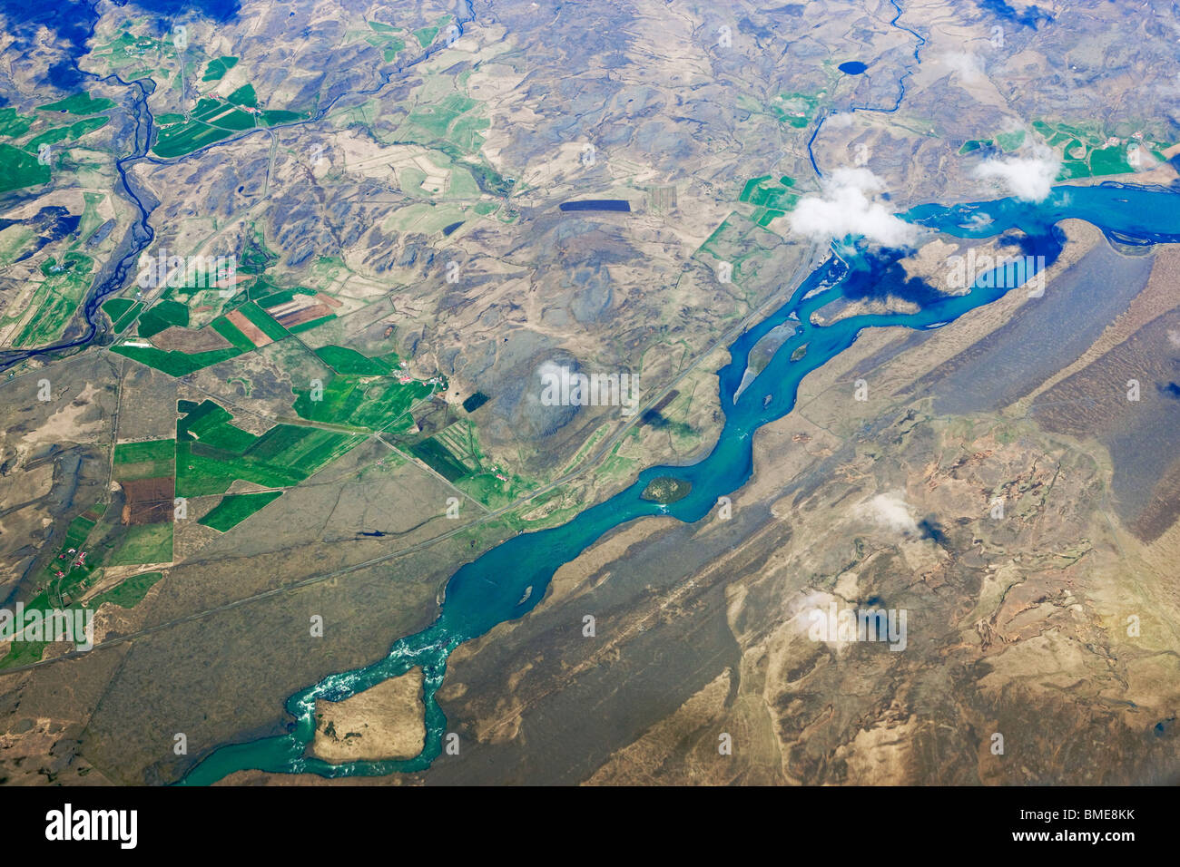 Aerial view of landscape Stock Photo - Alamy