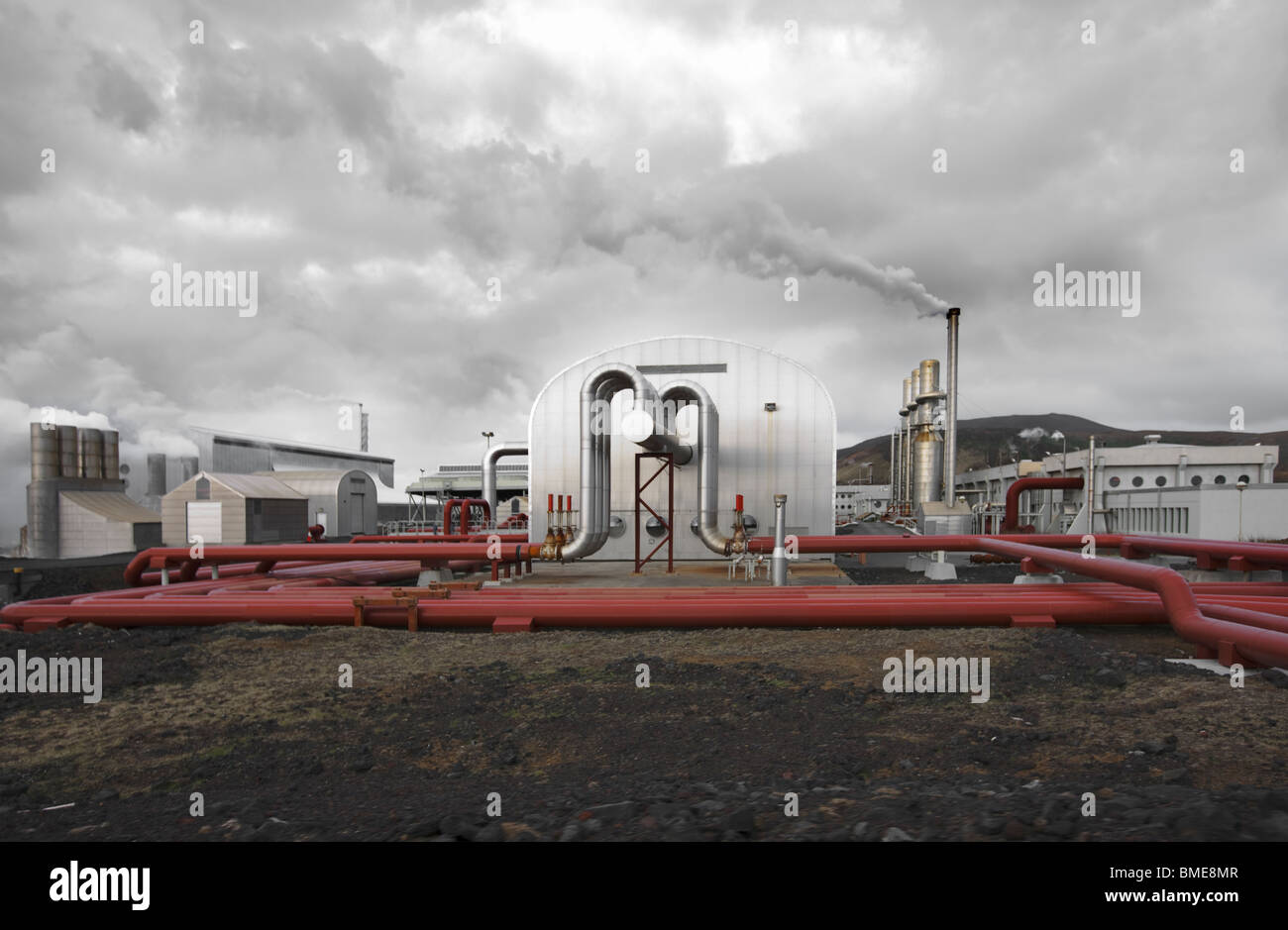 Geothermal power plants hi-res stock photography and images - Alamy