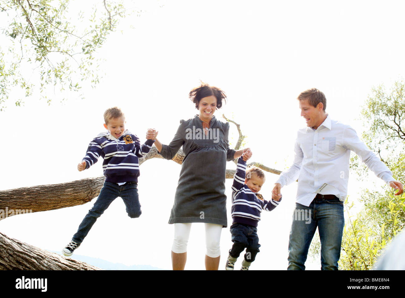 Kids jumping up and down hi-res stock photography and images - Alamy