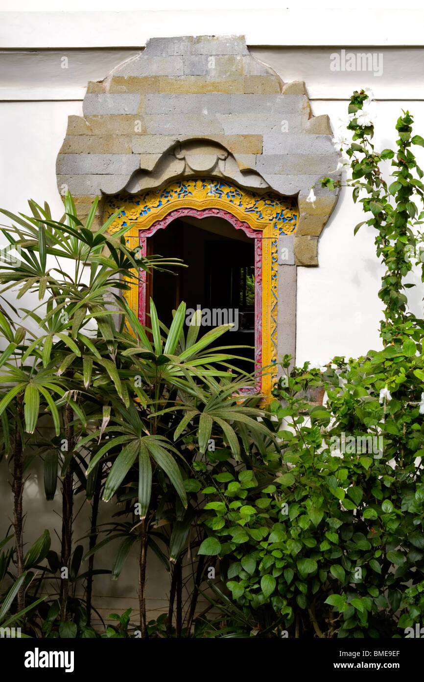 Window of a Balinese house Stock Photo - Alamy