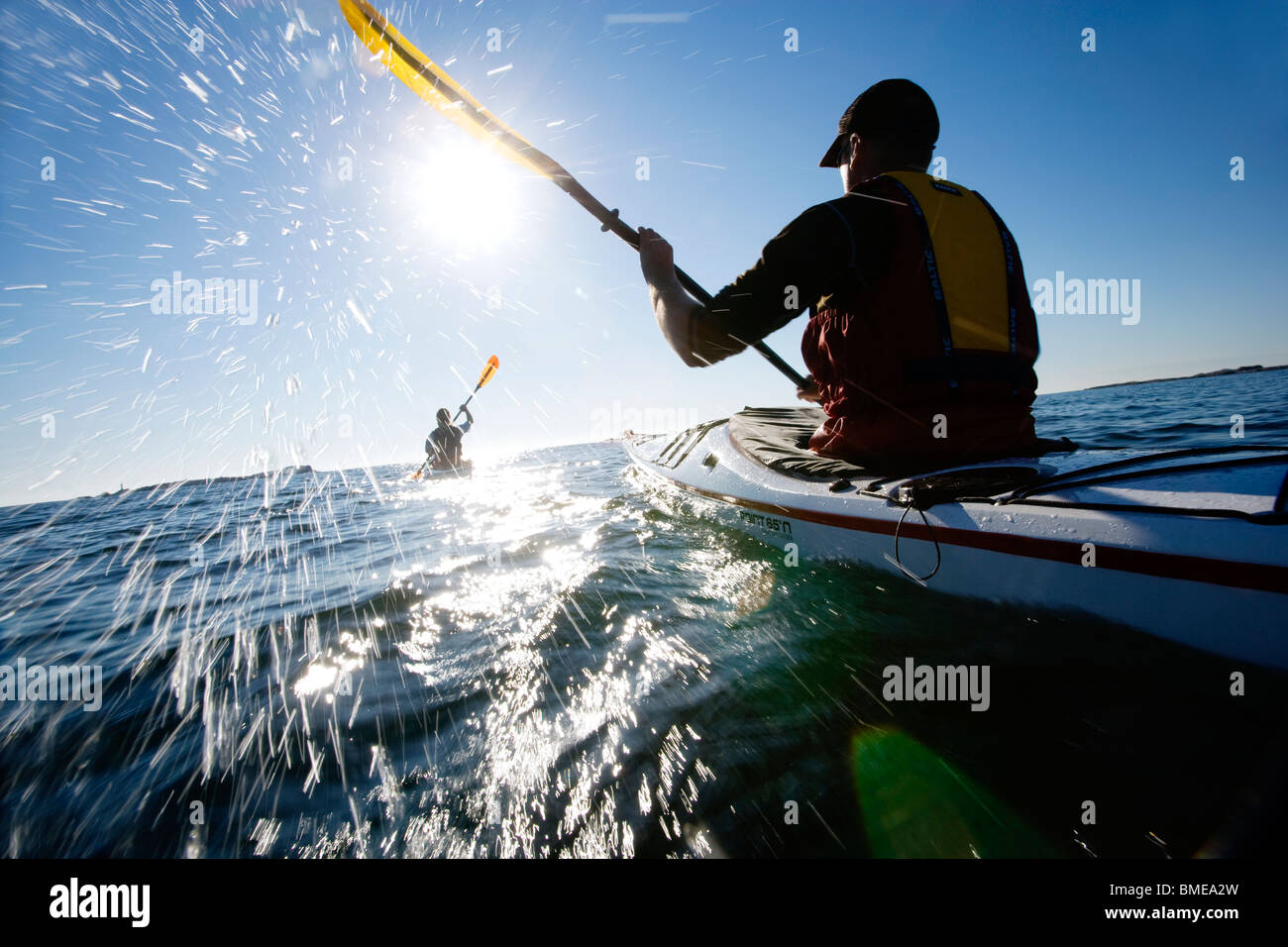 People kayaking, Sweden Stock Photo - Alamy