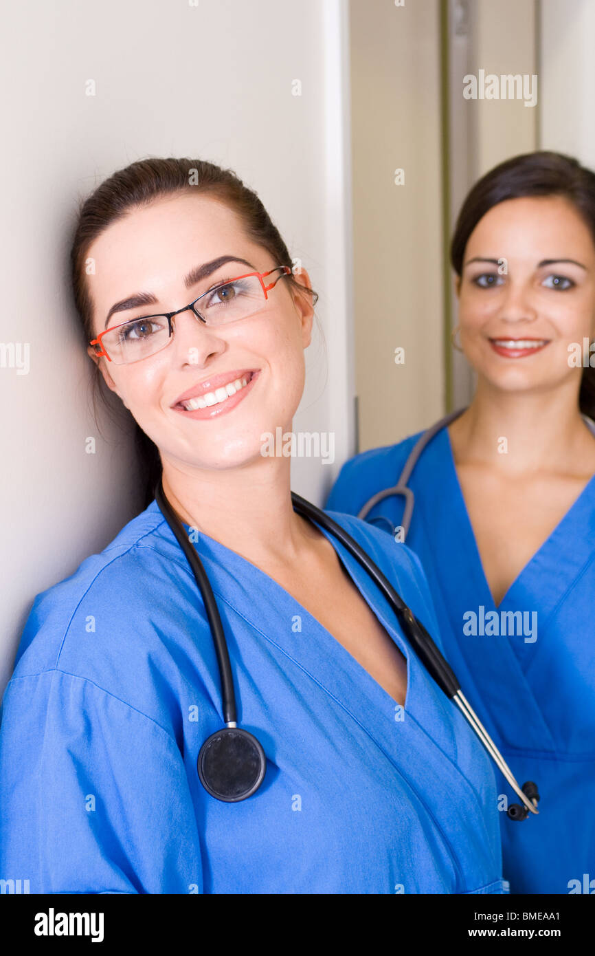 Young doctor two attractive nurses hi-res stock photography and images ...