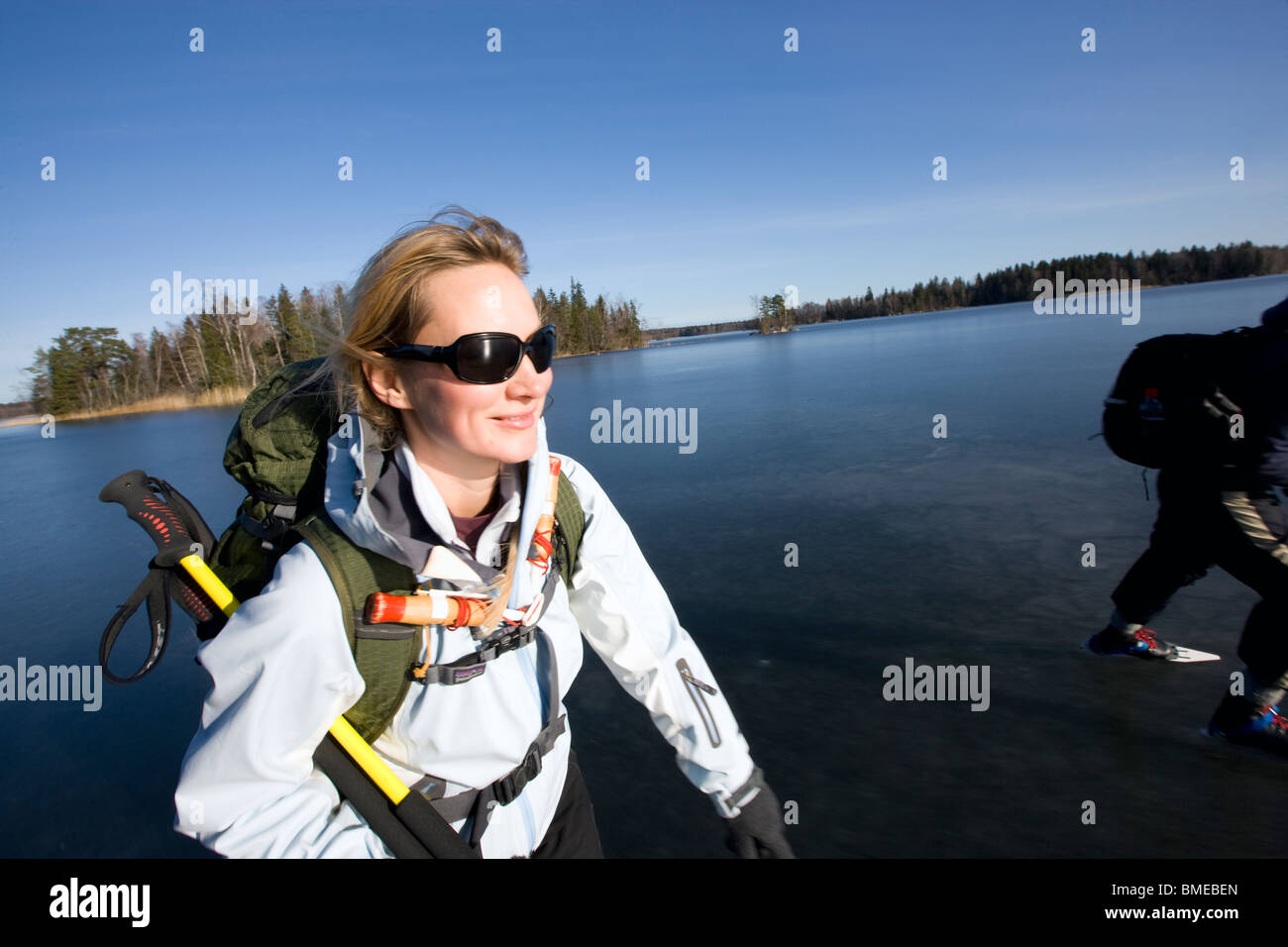 Teenage girls ice skating Stock Photo - Alamy