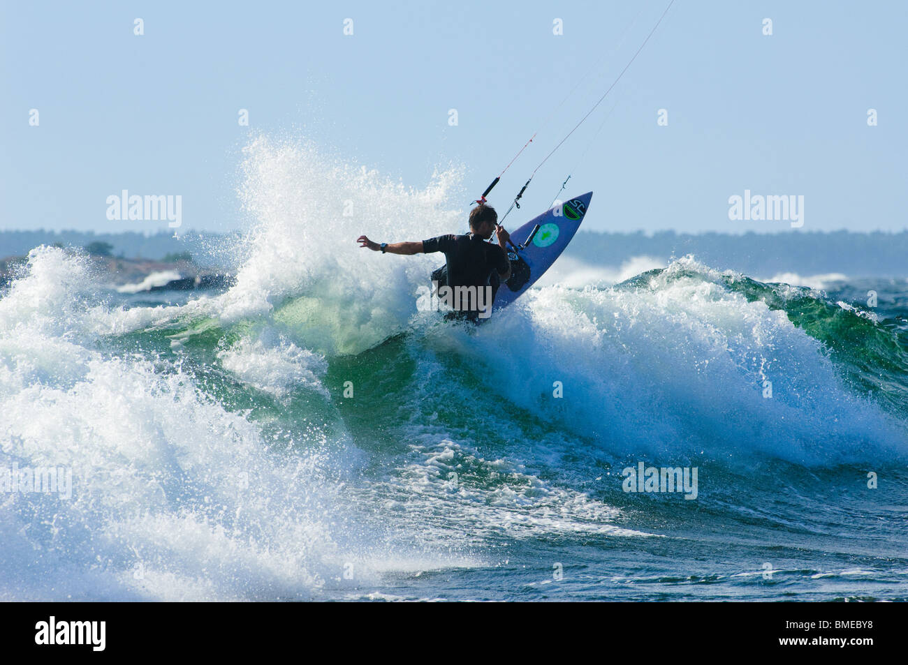 Man surfing in sea Stock Photo - Alamy