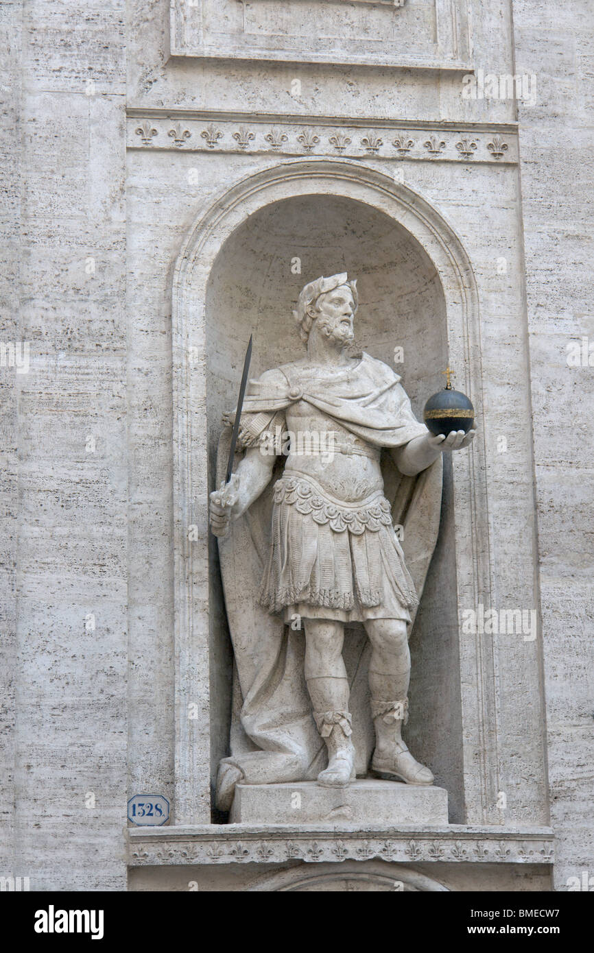 Statue of Charles the Great Stock Photo - Alamy