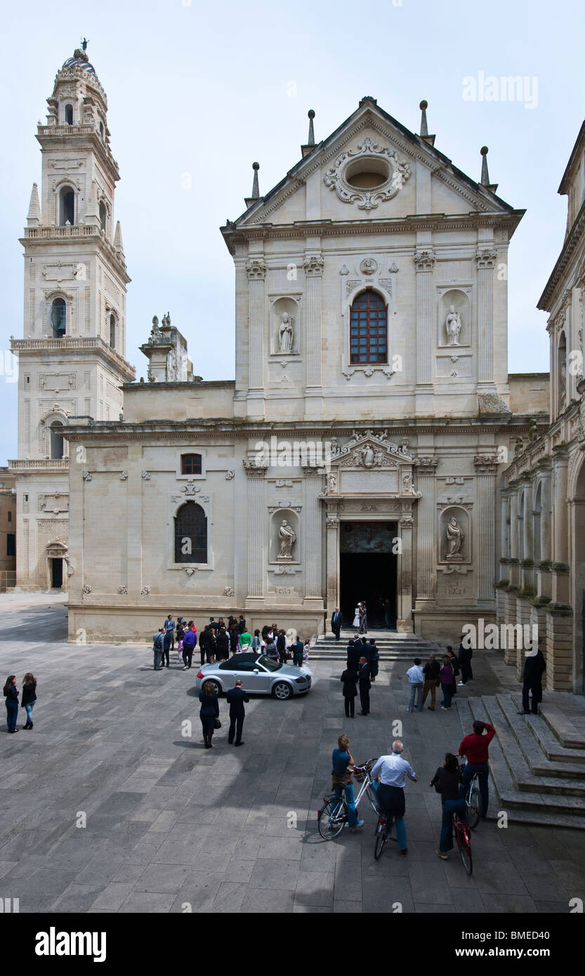 Apulia salento lecce cathedral hi-res stock photography and images - Alamy