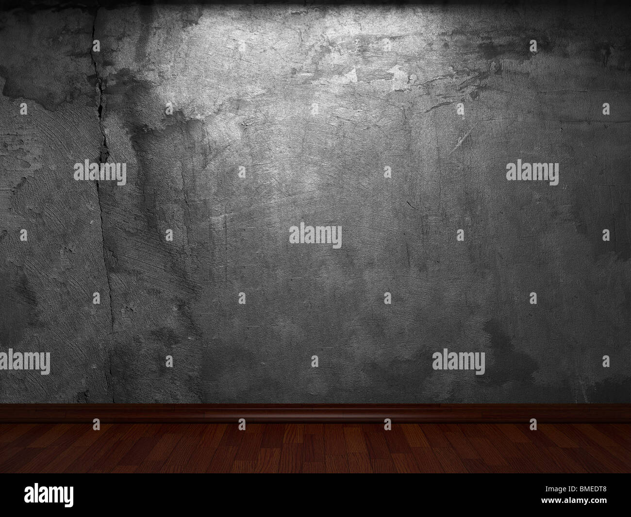 old concrete wall made in 3D graphics Stock Photo - Alamy