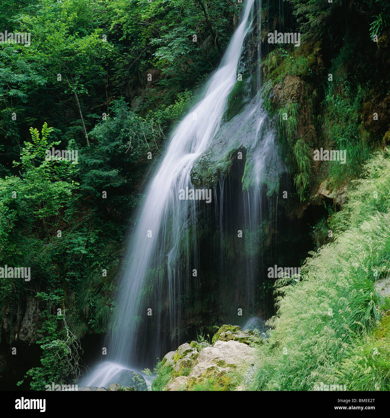 Idyllic waterfall view hi-res stock photography and images - Alamy