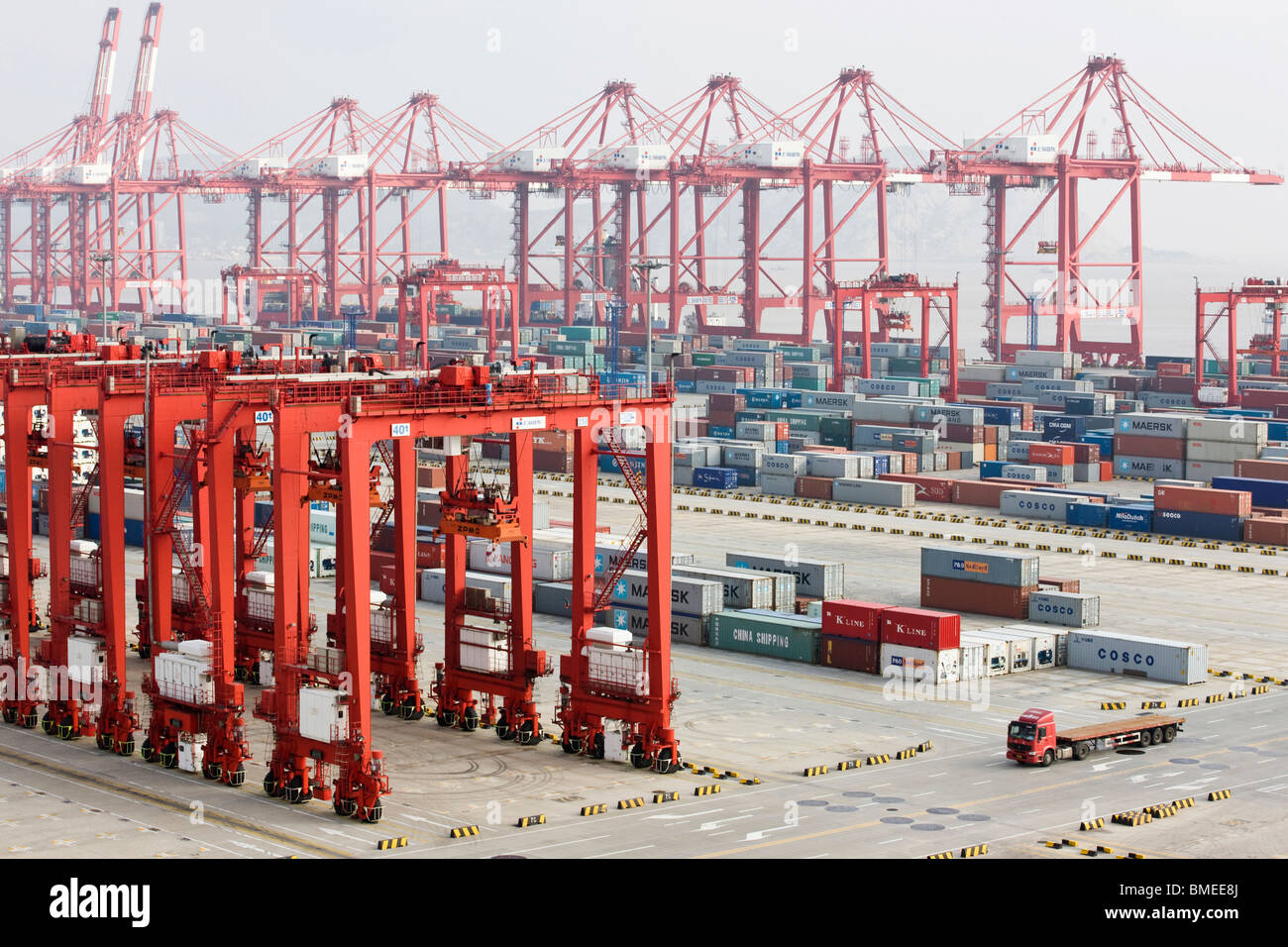 Yangshan Deepwater Port, Shanghai, China Stock Photo - Alamy
