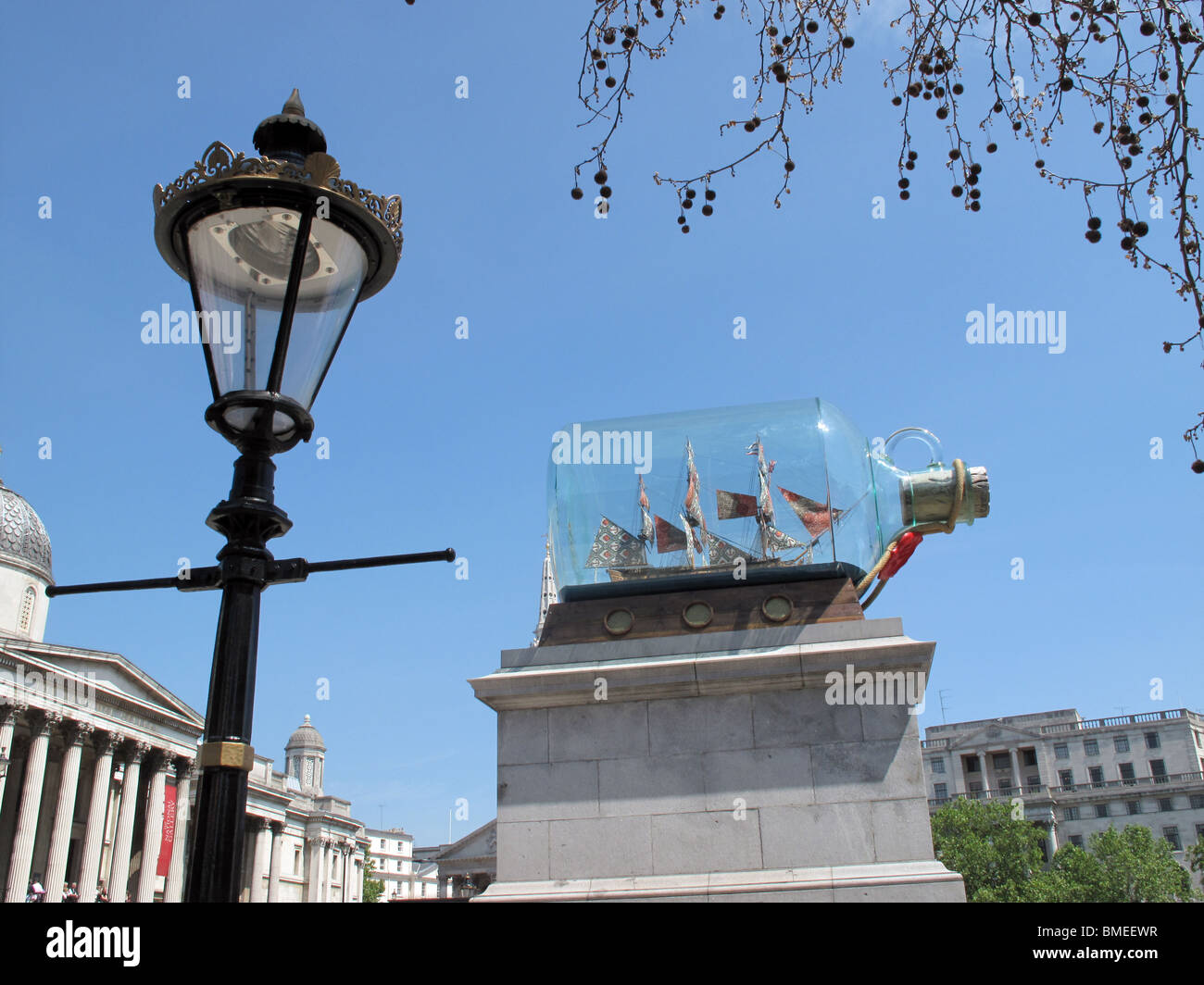 Yinka Shonibare Horatio Nelson flagship Victory Bottle Fourth Plinth ...