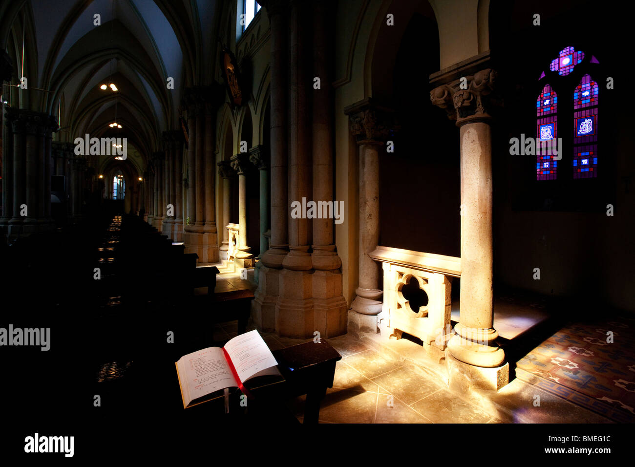 Interior of Xujiahui Catholic Church, Shanghai, China Stock Photo - Alamy