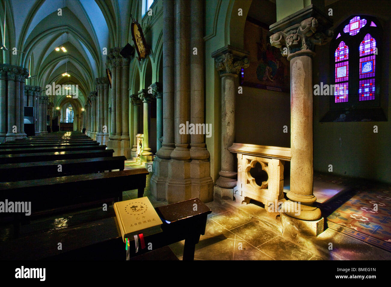 Interior of Xujiahui Catholic Church, Shanghai, China Stock Photo - Alamy