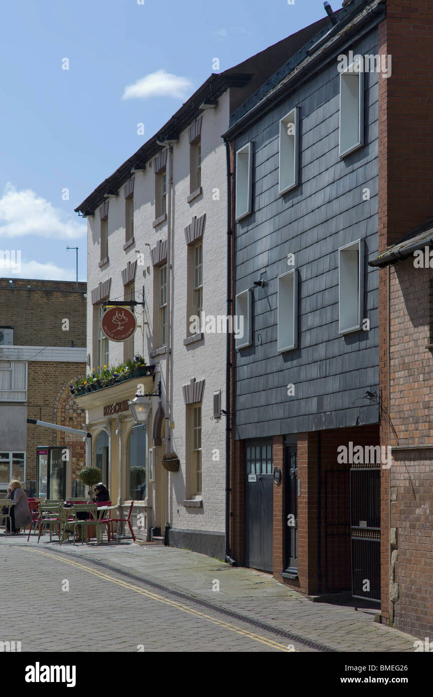 Old buildings in Warwick Stock Photo - Alamy