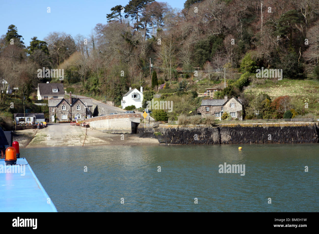 King Harry Ferry River Fal Cornwall Stock Photo - Alamy