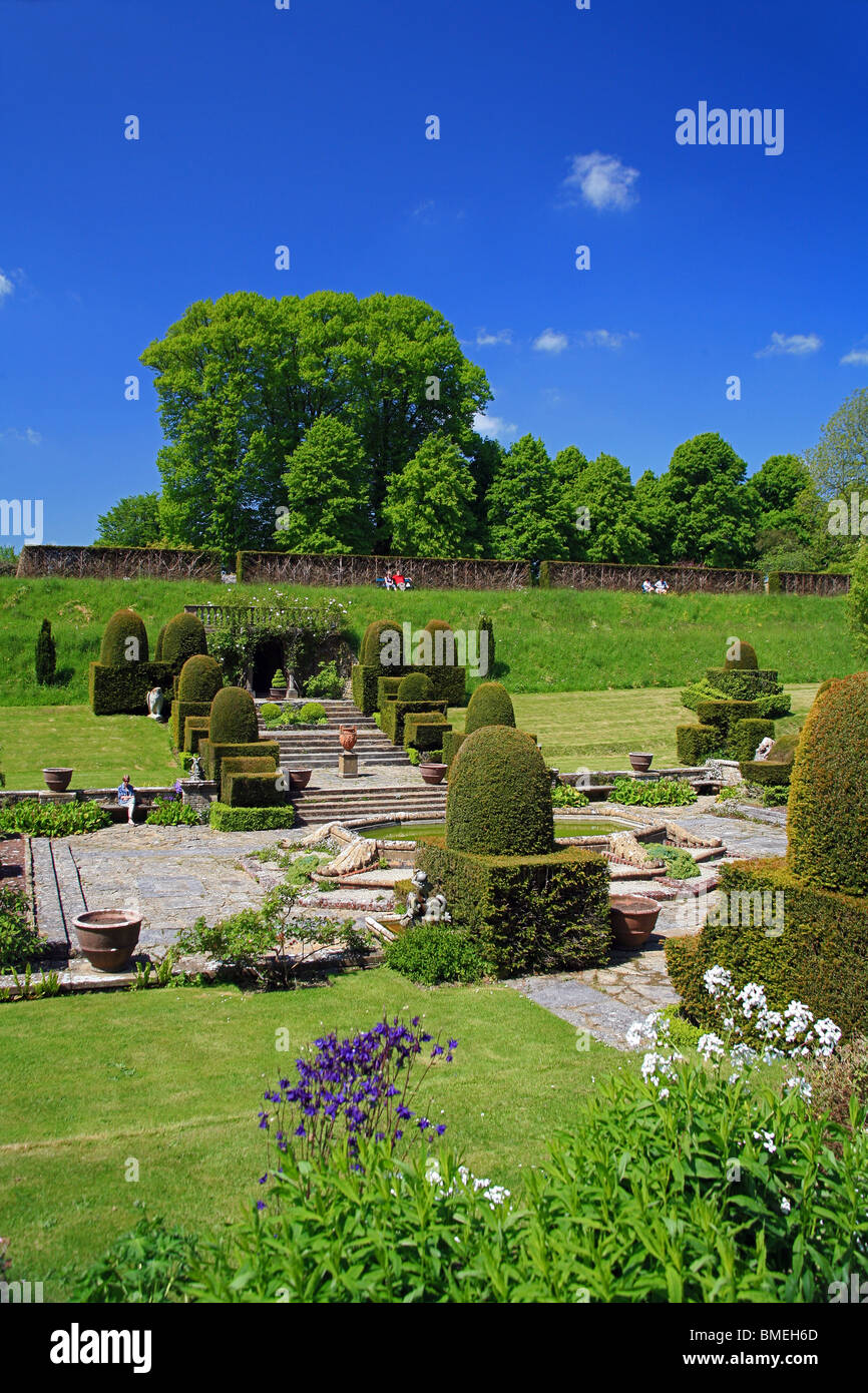 Mapperton House Gardens near Beaminster, Dorset, England, UK Stock ...