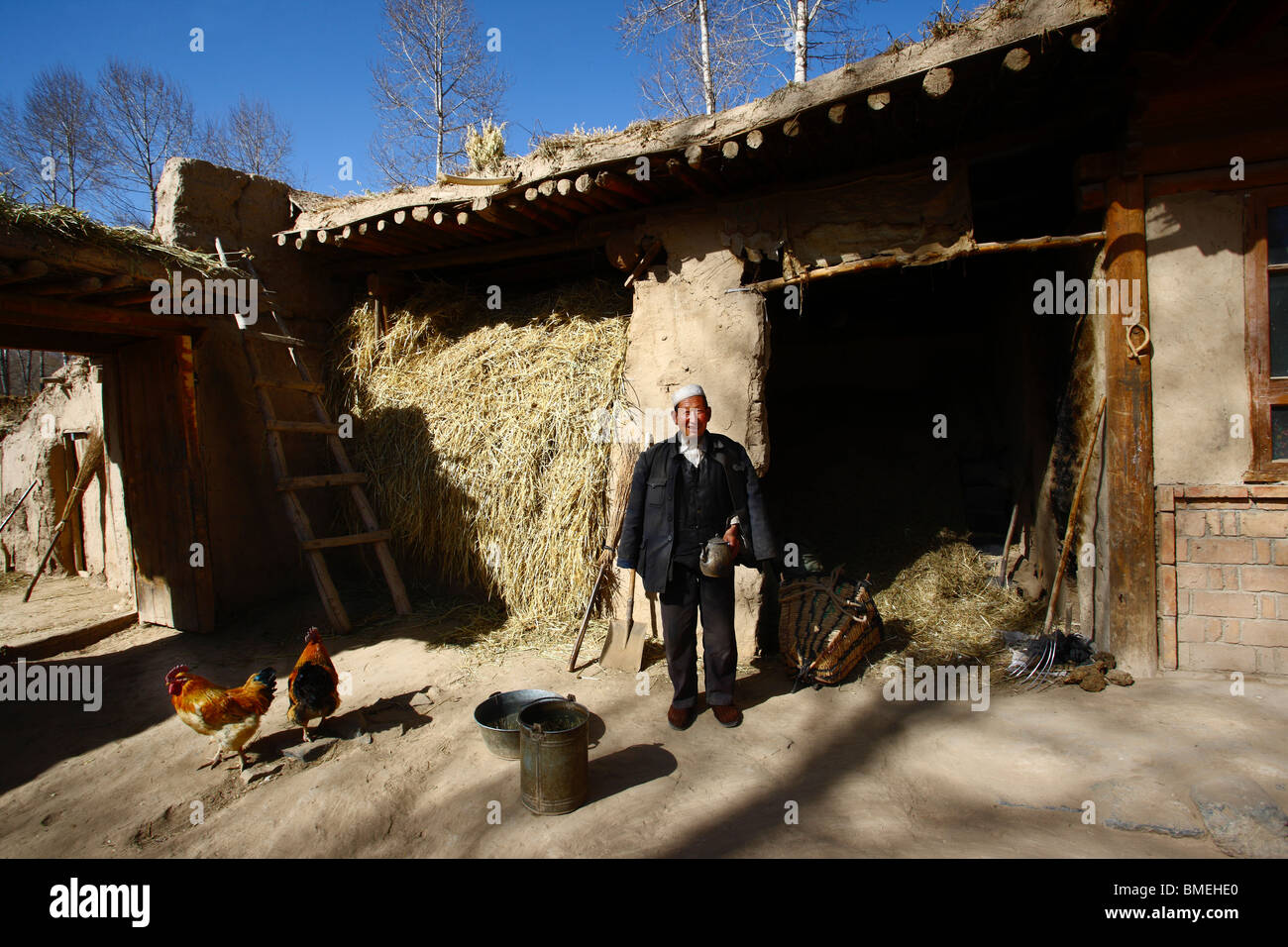 Brick and mud house china hi-res stock photography and images - Alamy