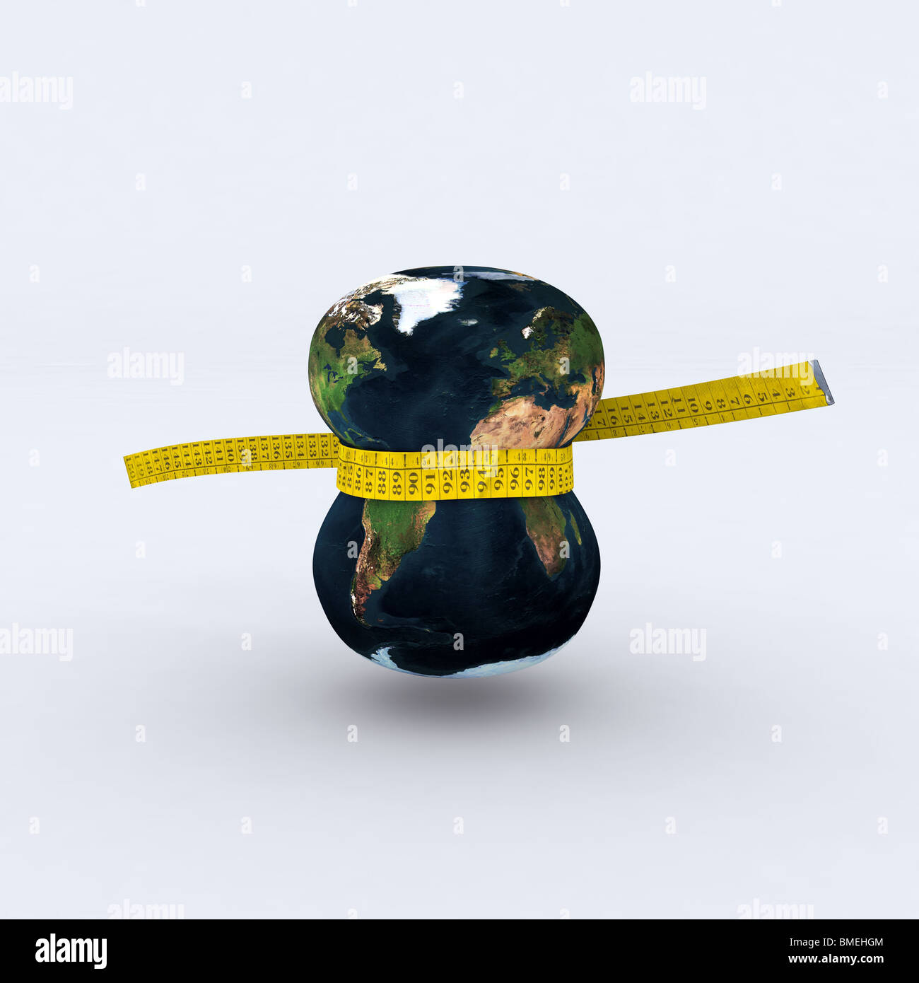 global diet - earth is fat Stock Photo - Alamy