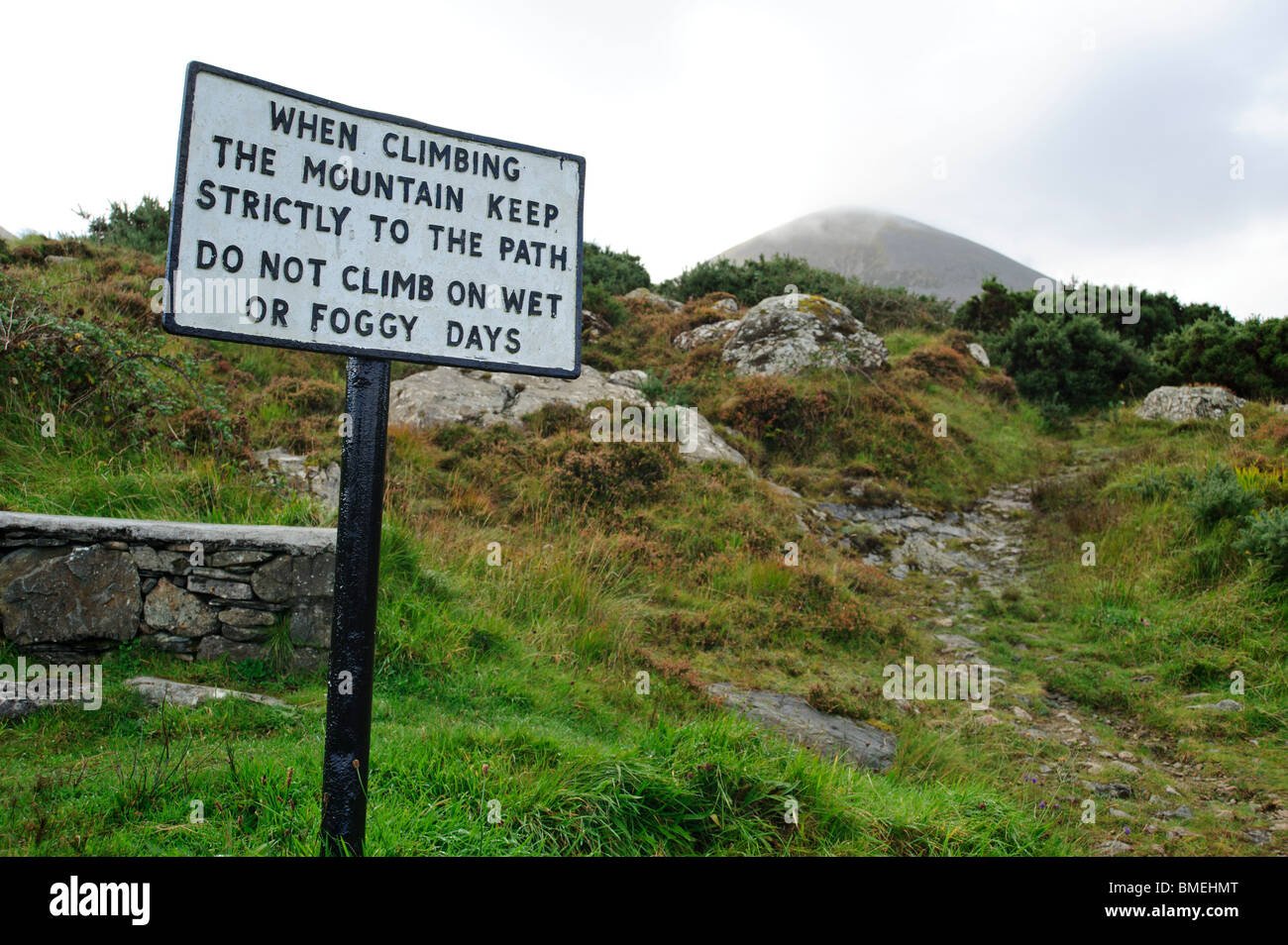 Croagh Patrick, Murrisk, County Mayo, Province of Connacht, Ireland ...
