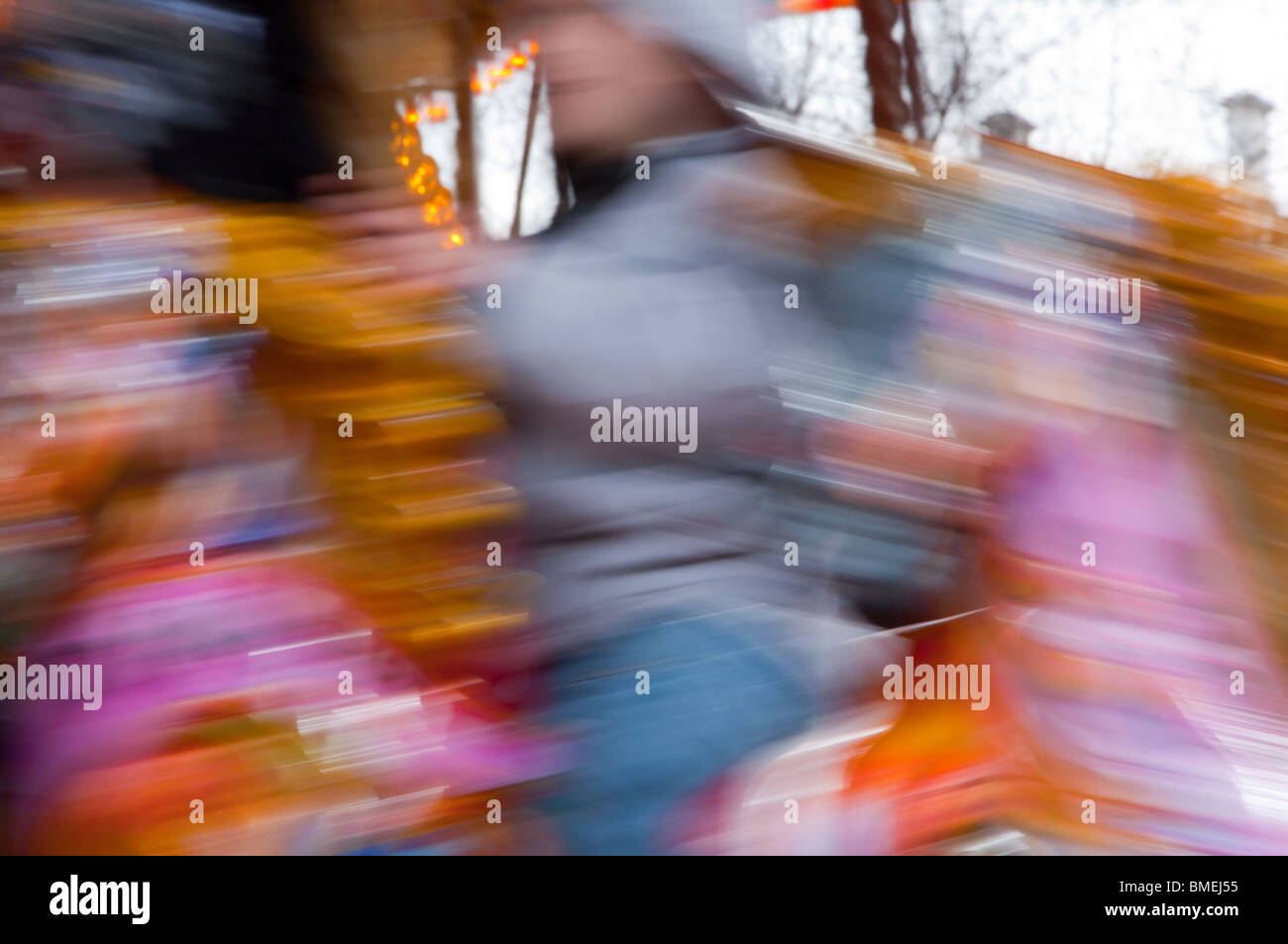 Motion blur effect riding hi-res stock photography and images - Alamy