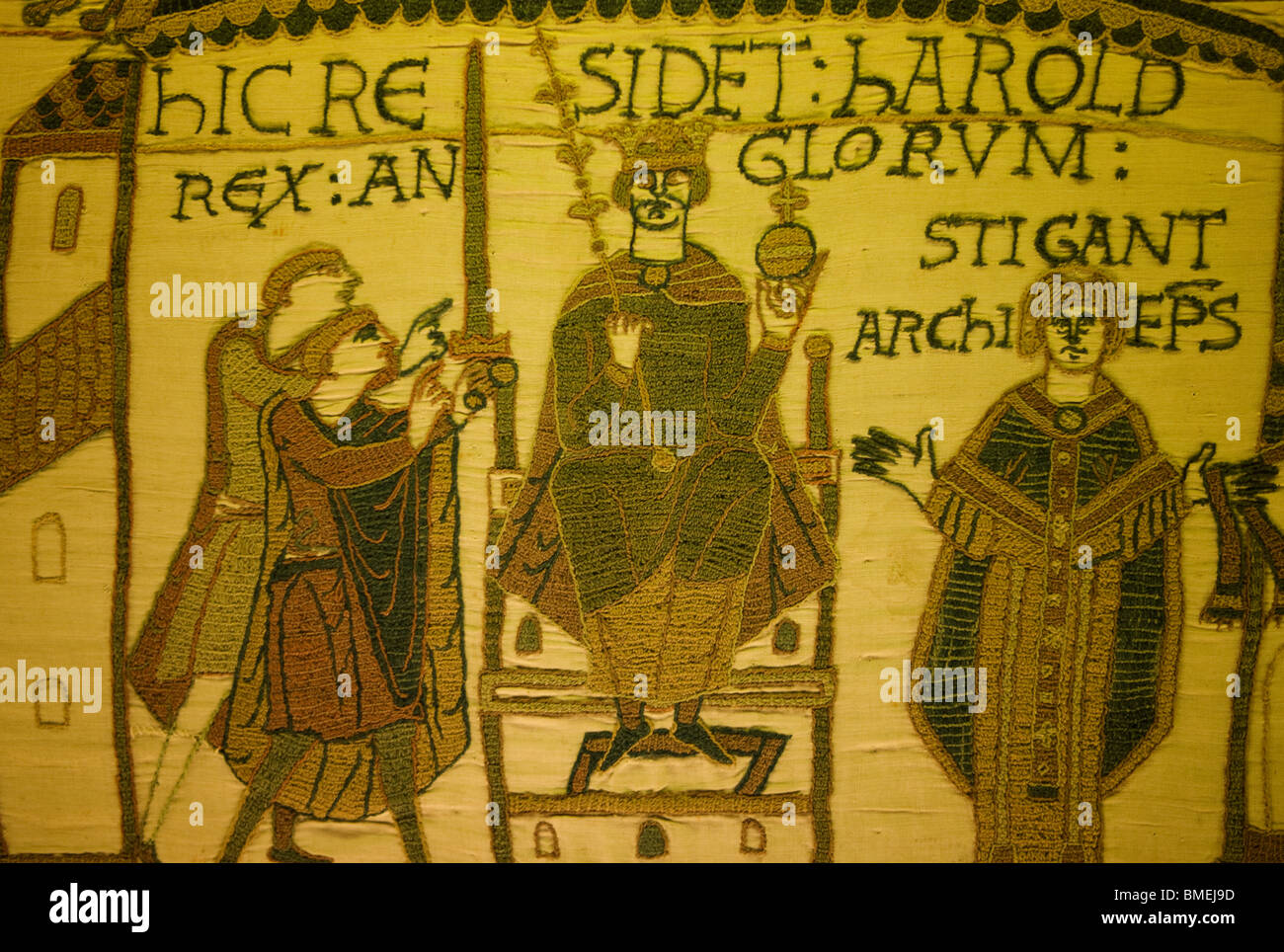 William the conqueror bayeux tapestry hi-res stock photography and ...