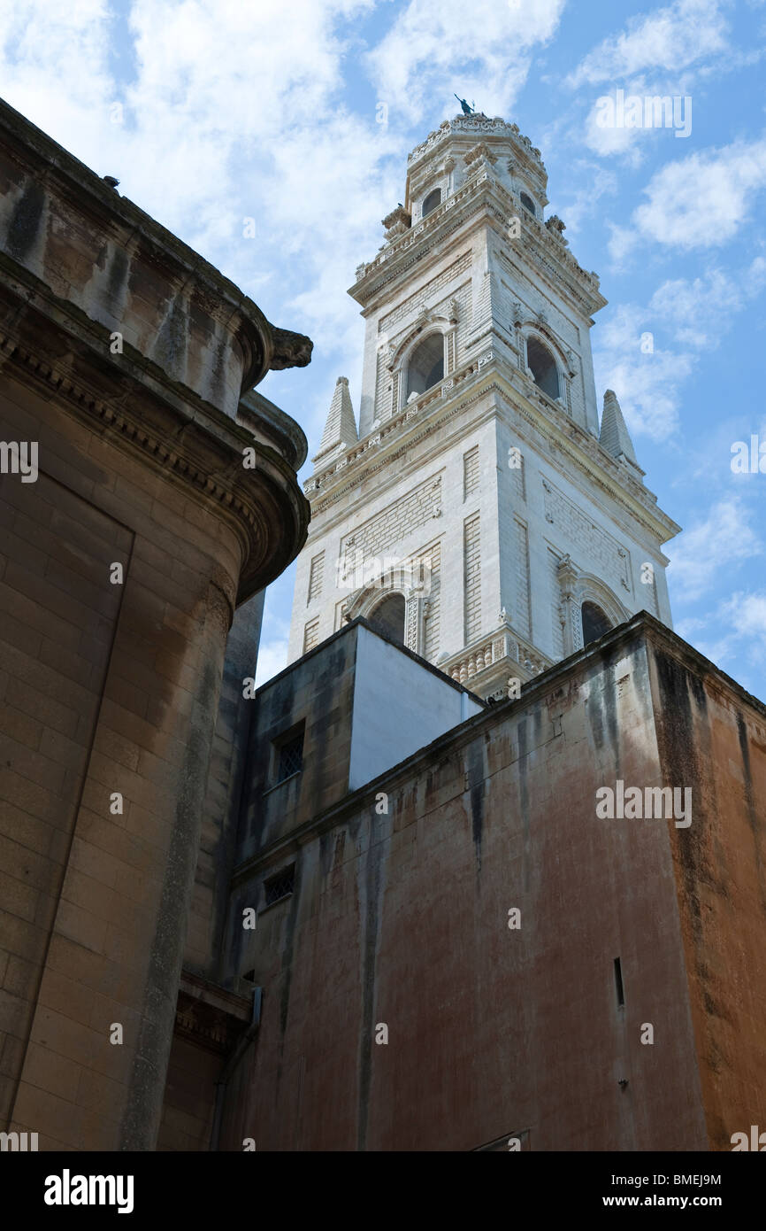 Apulia,Salento,Lecce, the Cathedral bell tower Stock Photo - Alamy