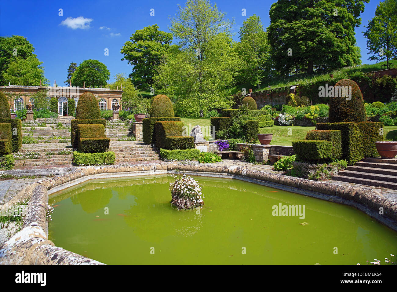 Mapperton House Gardens near Beaminster, Dorset, England, UK Stock ...