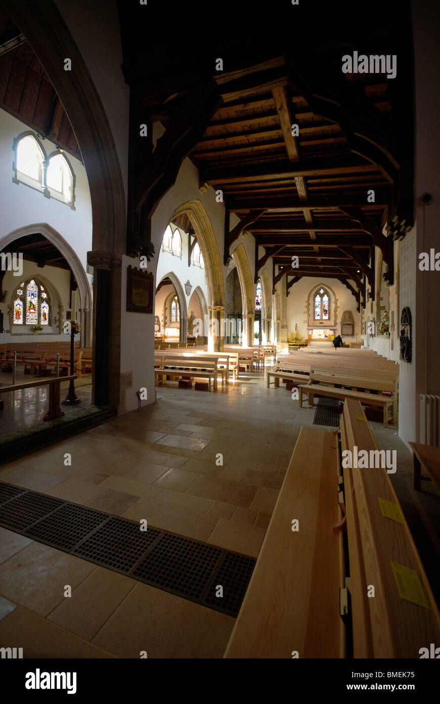Sidmouth Parish Church Devon UK Interior Stock Photo - Alamy