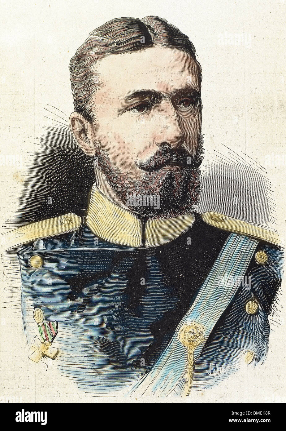 Alexander of Battenberg (1857-1893). Prince of Bulgaria (1879-1886 ...