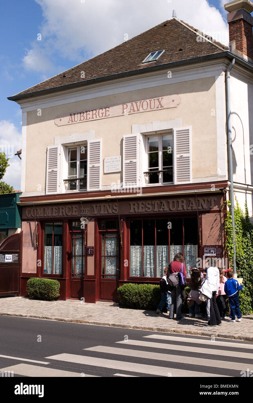 AUBERGE RAVOUX AUVERS-SUR-OISE PARIS PARISIAN BASSIN FRANCE Stock Photo ...