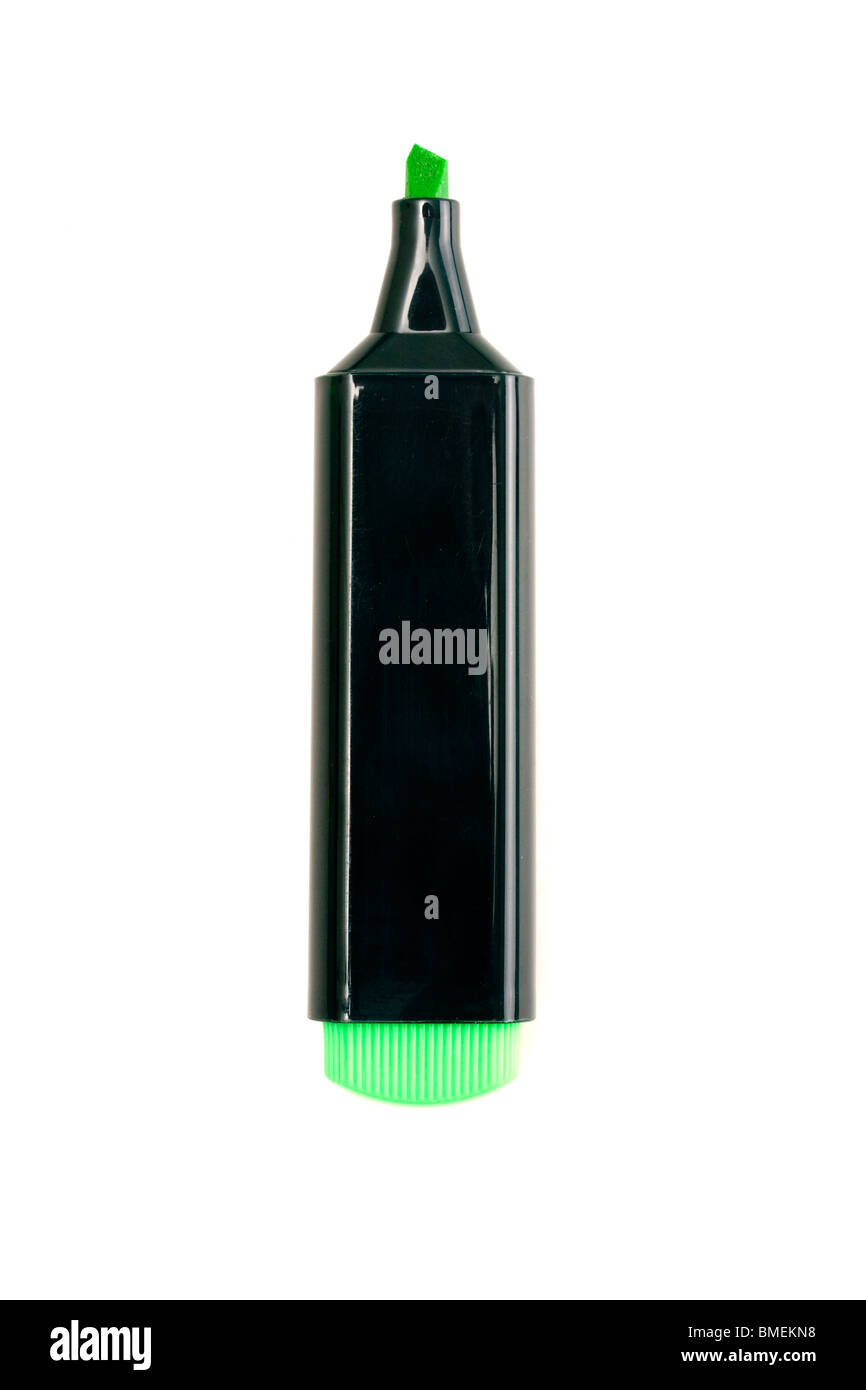 Highlighter isolated on white background Stock Photo - Alamy