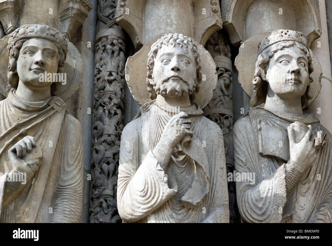 SCULPTURES CHARTRES CATHEDRAL CHARTRES, FRANCE Stock Photo - Alamy