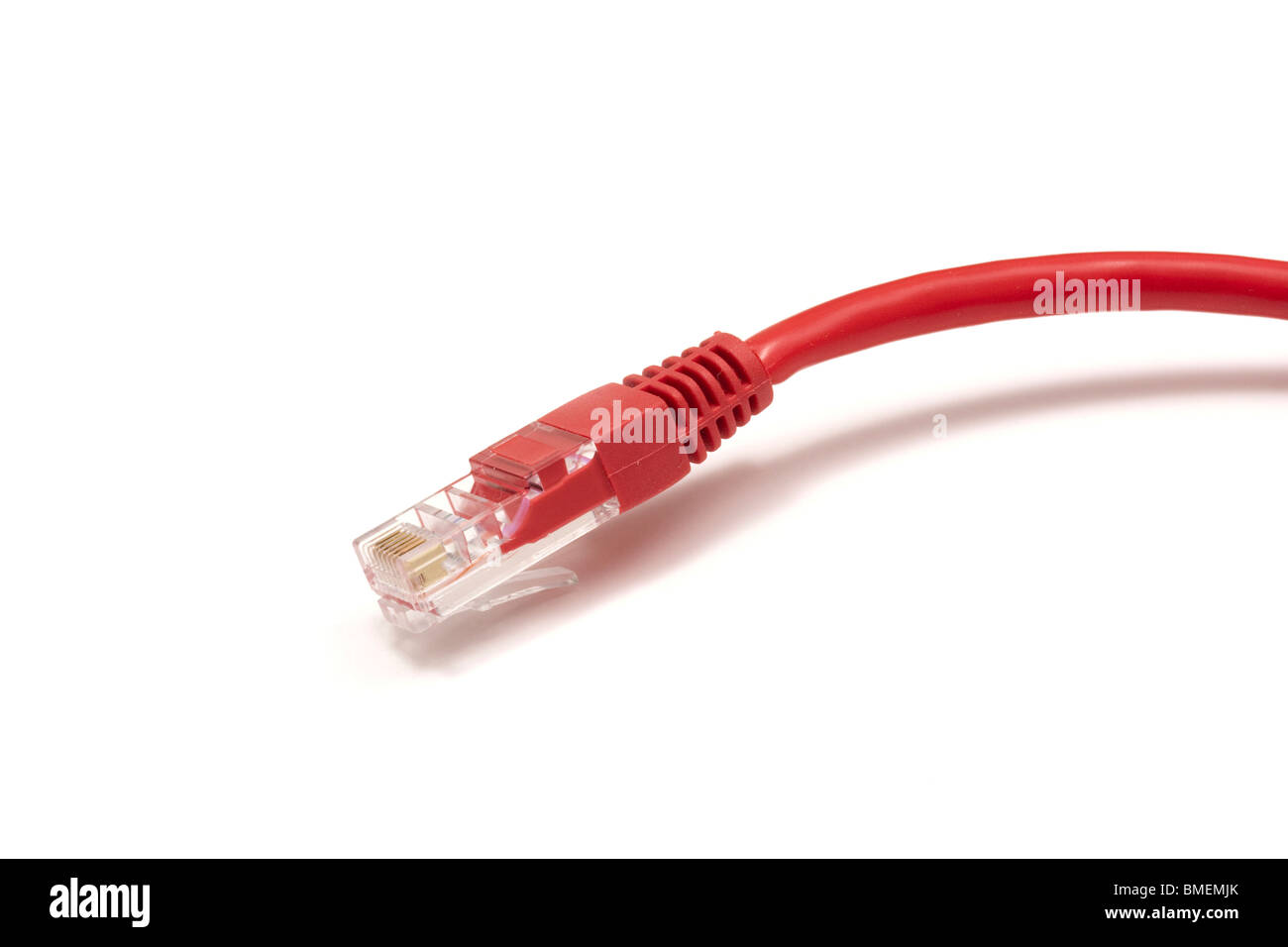 Computer Network Cable isolated on white background Stock Photo - Alamy