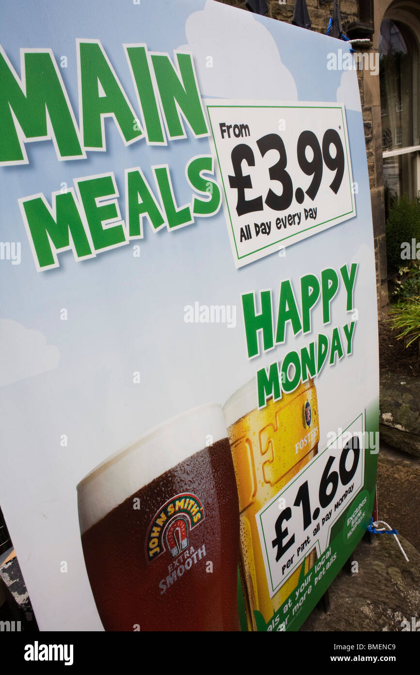 Pub drinks sign hi-res stock photography and images - Alamy