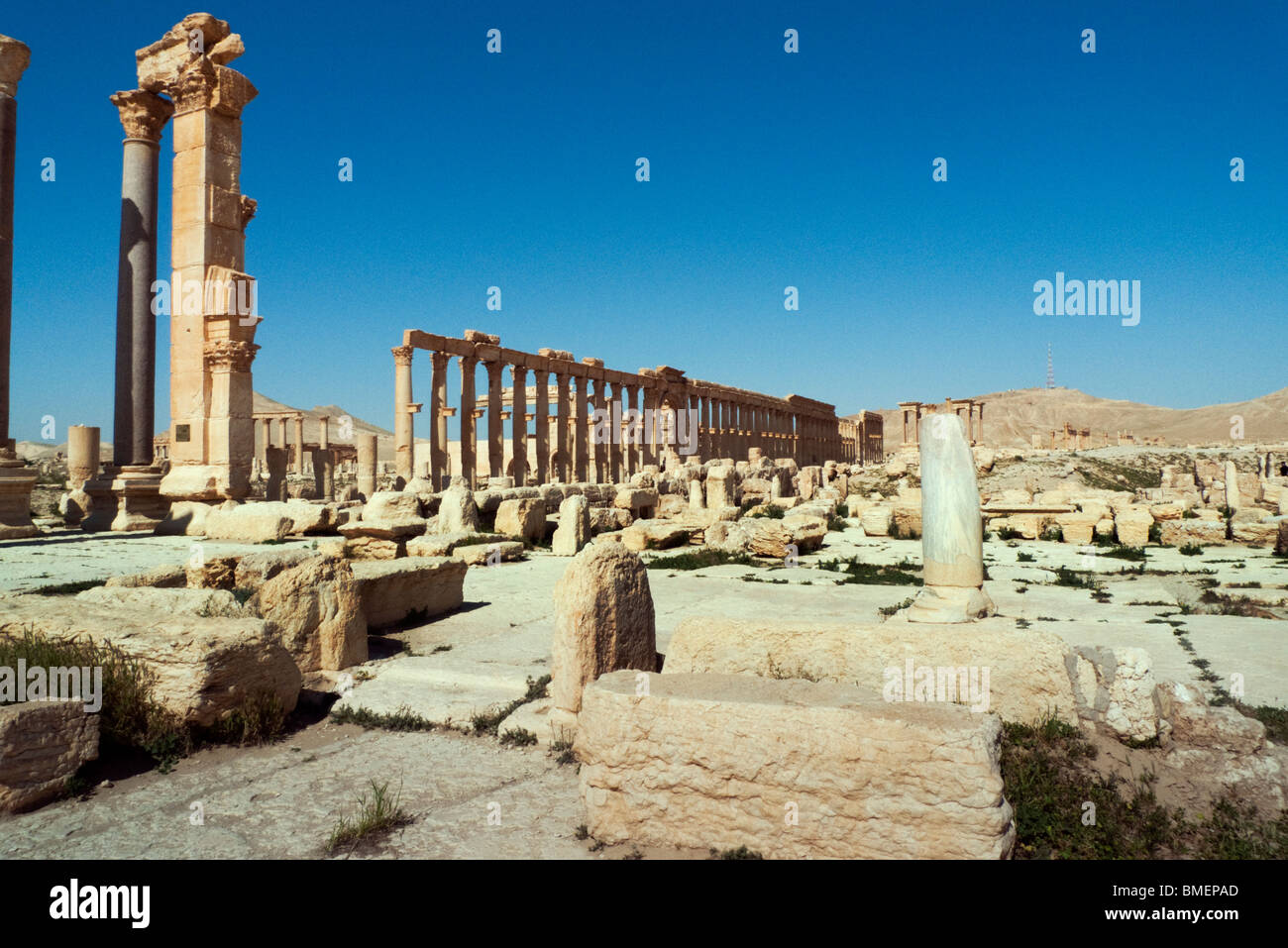 Palmyra Or Tadmur Ancient Aramaic Temple Ruins Of Ba'al From 1st to the ...