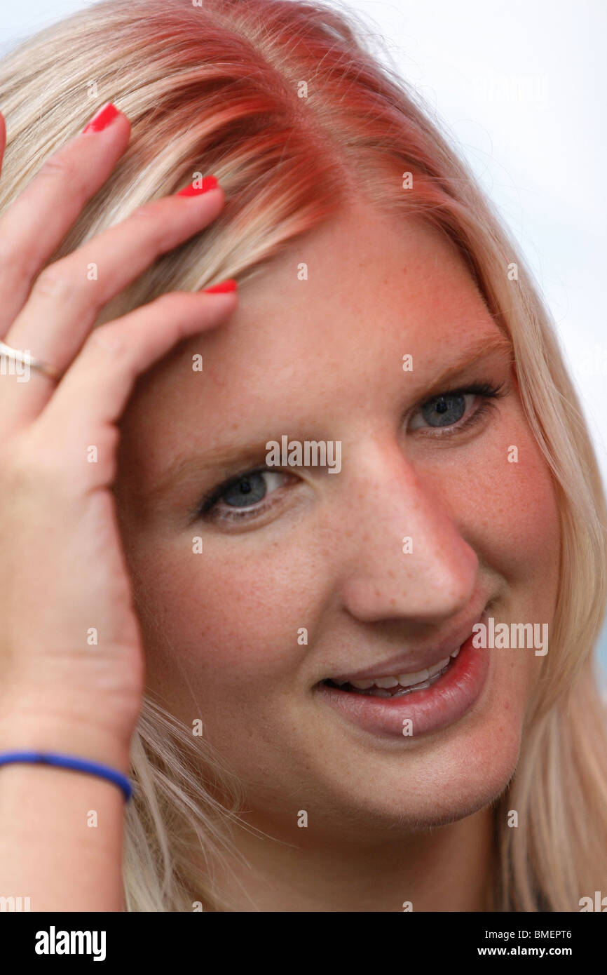Portrait of Olympic gold medalist Rebecca Adlington Stock Photo - Alamy