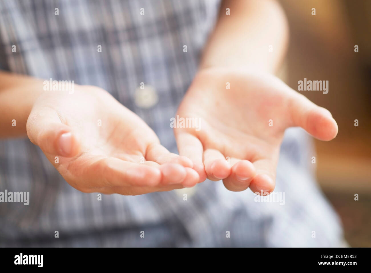 Open Empty Hands Stock Photo - Alamy