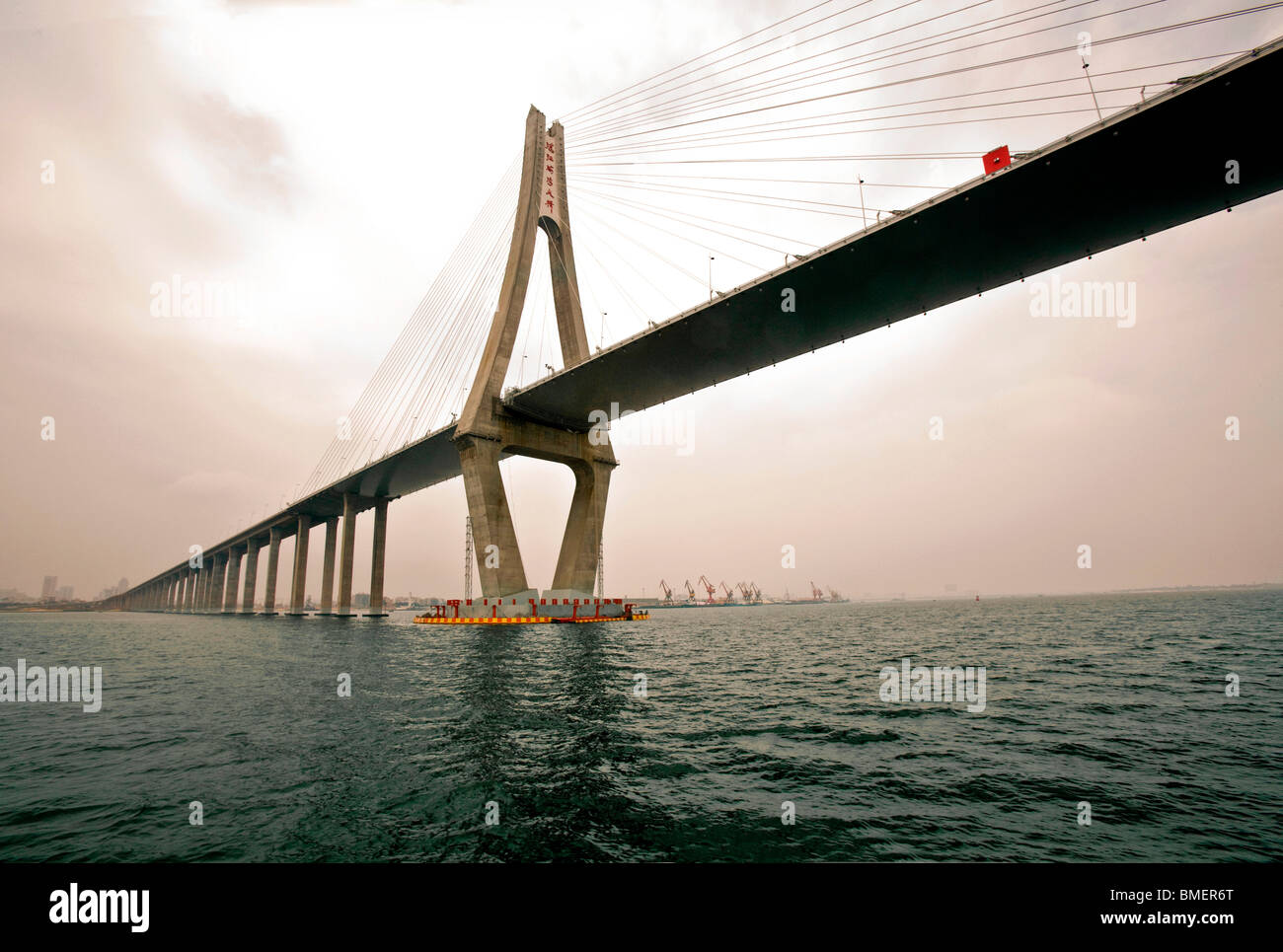 Zhanjiang Gulf Bridge, Zhanjiang City, Guangdong Province, China Stock ...