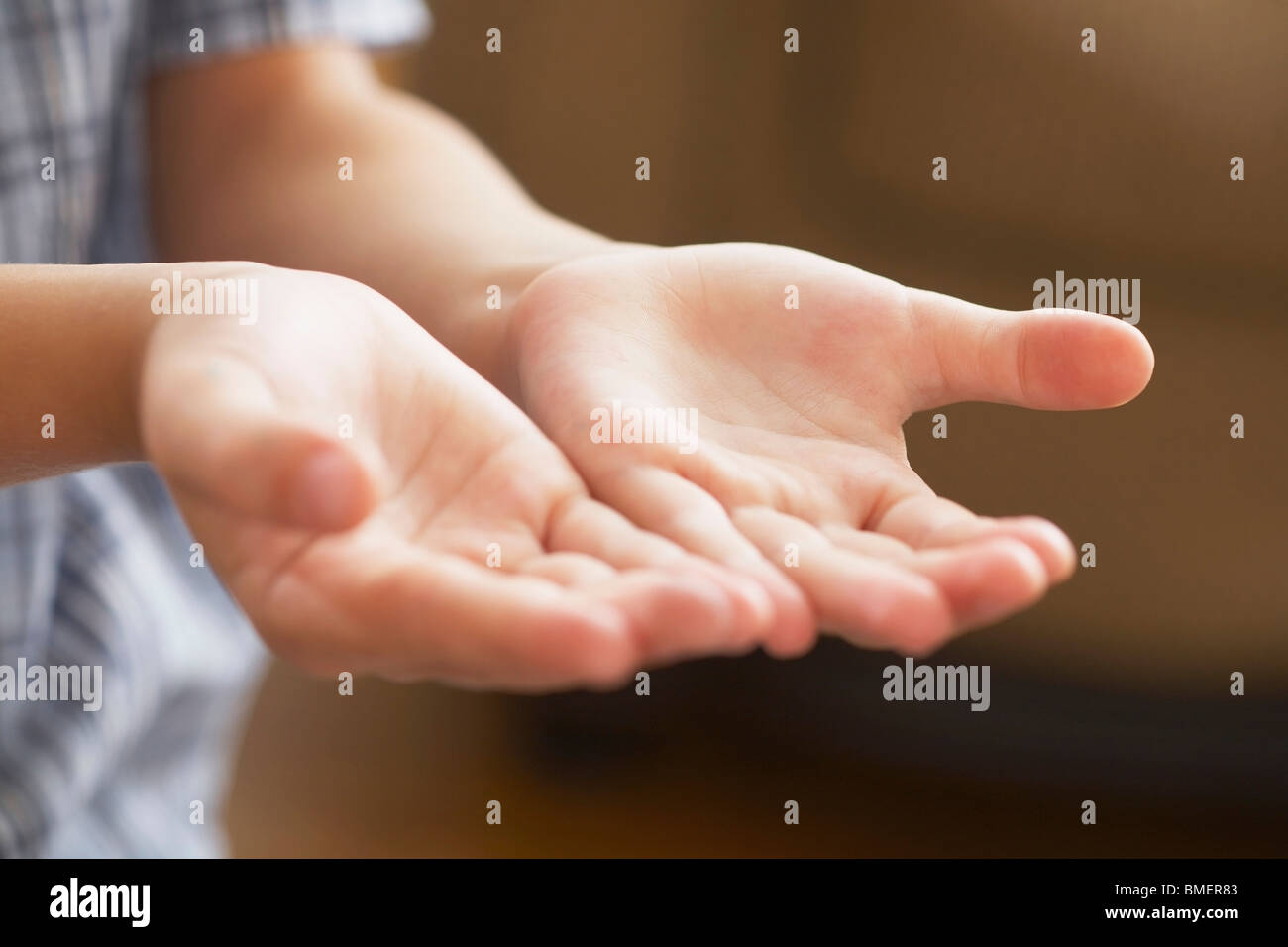 Open Empty Hands Stock Photo - Alamy