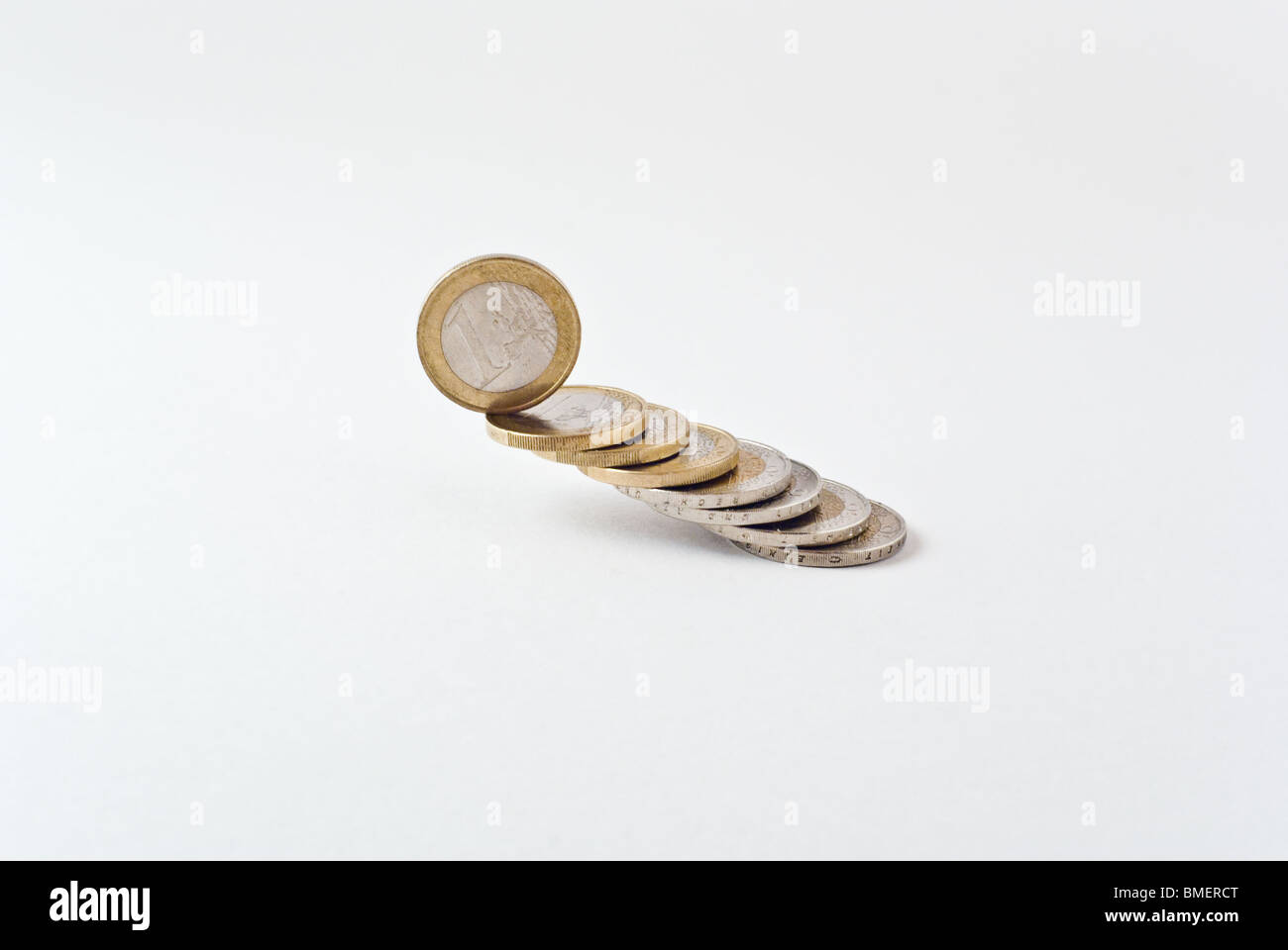 Coin stack falling hi-res stock photography and images - Alamy