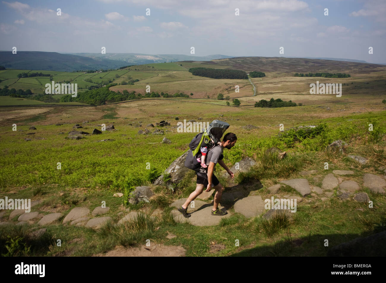 Gritstone path hi-res stock photography and images - Alamy